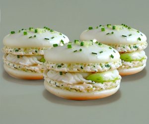 Macarons Crabe & Citron VertLa Cantine de Mumbly